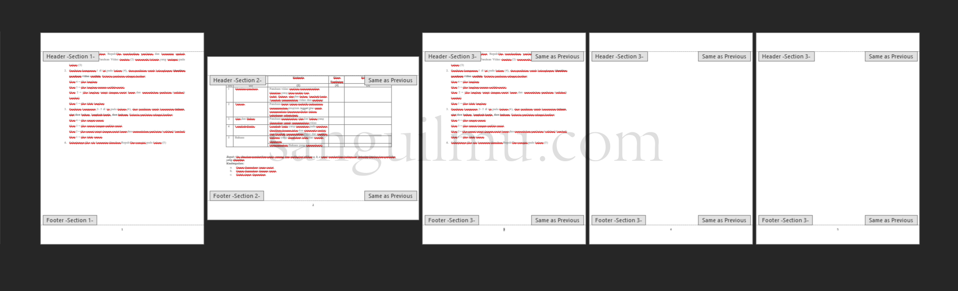 √ Cara Landscape 1 Halaman di Word | Sangu Ilmu