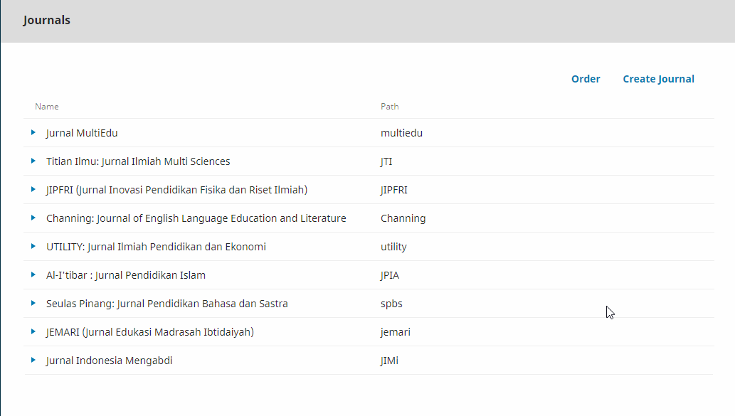 √ Cara Mengganti Urutan Jurnal di OJS 3 | Sangu Ilmu