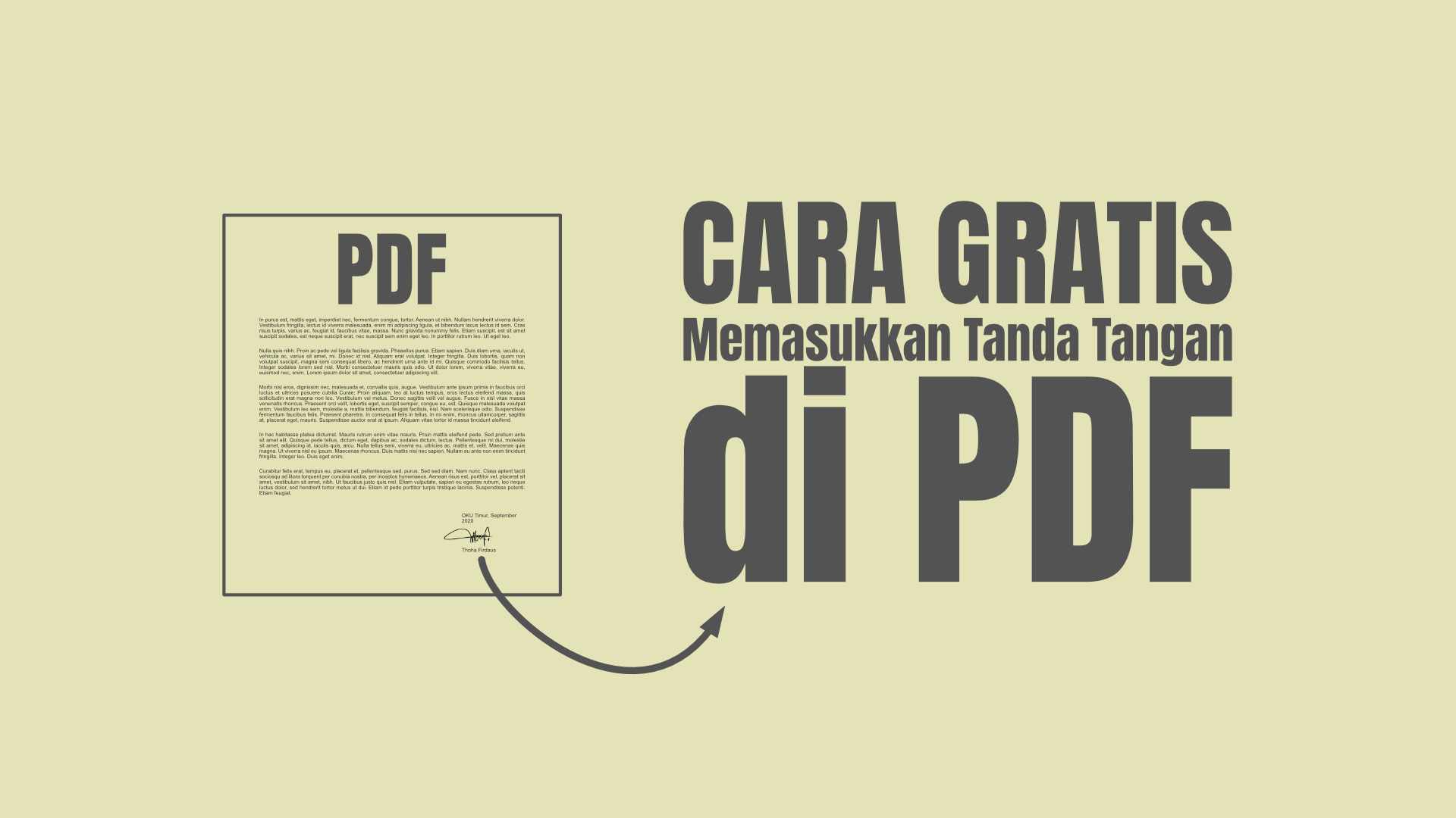 √ Cara Memasukkan Tanda Tangan di PDF - GRATIS | Sangu Ilmu