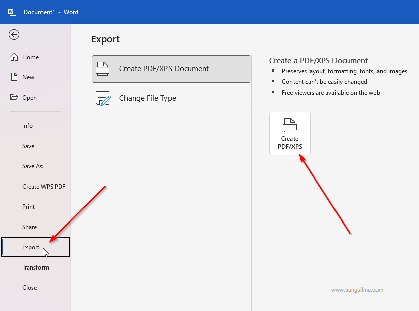 в љ Cara Membuat Tombol Export Pdf Cepat Di Word Sangu Ilmu