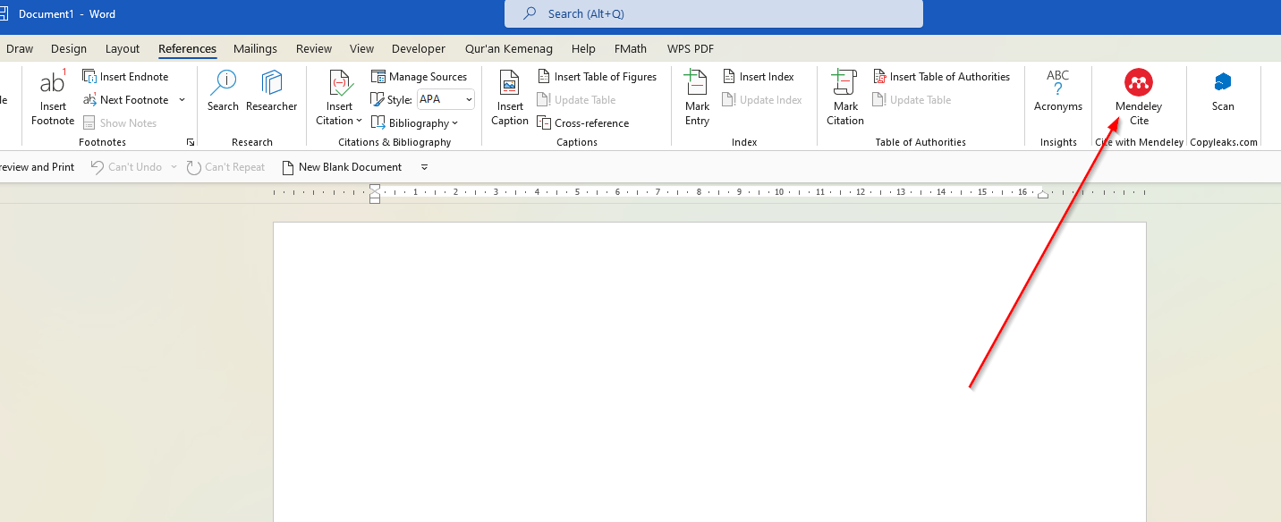 в љ Cara Cepat Instal Mendeley Cite Di Word Sangu Ilmu